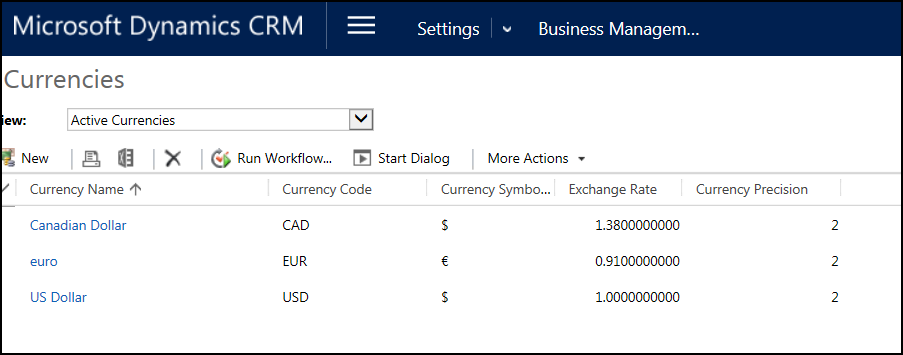 Guide to Currencies in Dynamics 365 – The ReadyXRM Blog by Nick Doelman