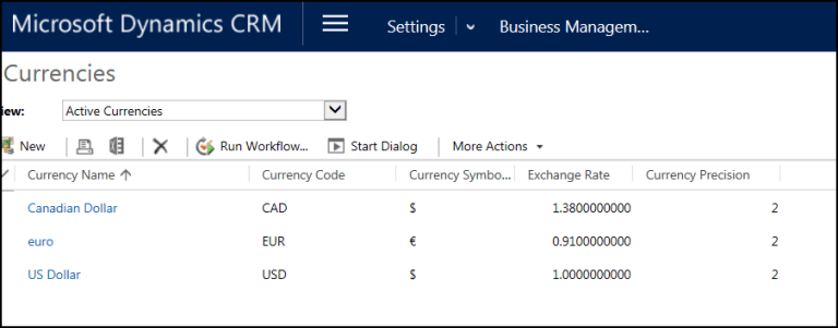 Guide to Currencies in Dynamics 365 – The ReadyXRM Blog by Nick Doelman