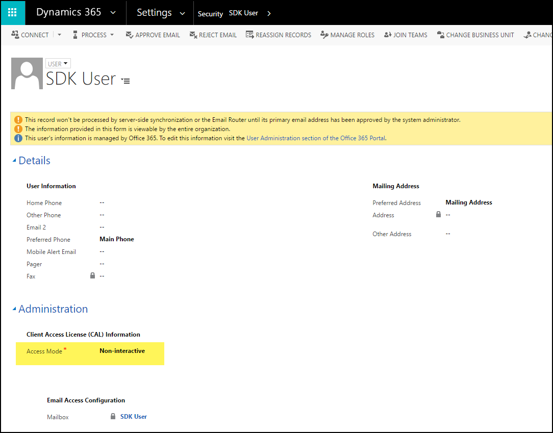Setting up a Non-Interactive User – The ReadyXRM Blog by Nick Doelman