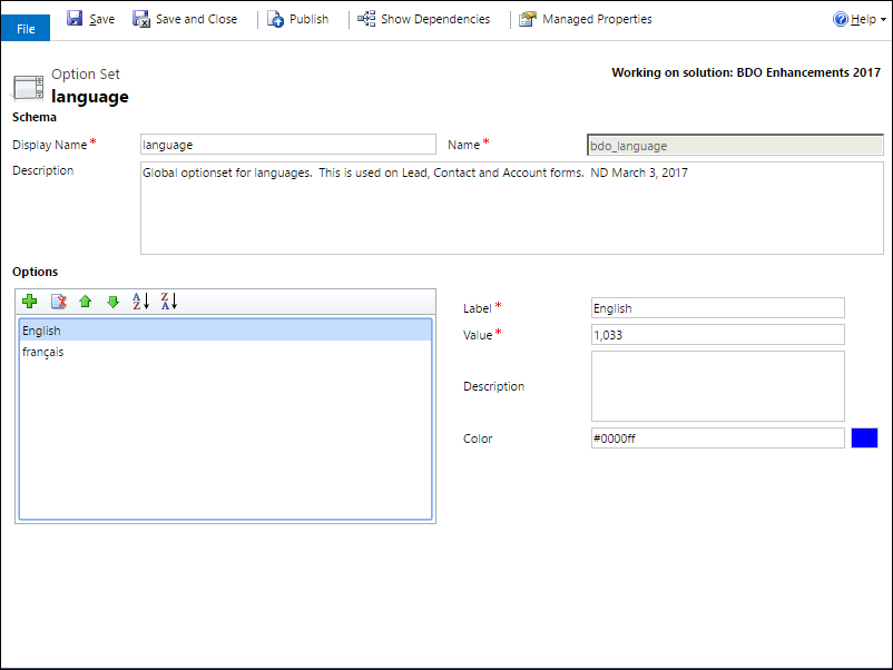 Adding a Simple Language field to Dynamics 365 – The ReadyXRM Blog by ...