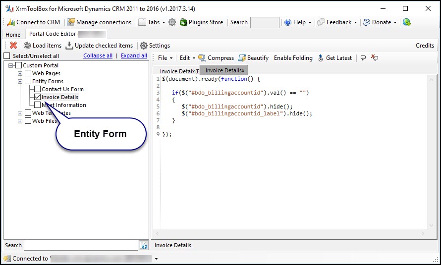 XrmToolBox: Portal Code Editor Overview and Review – The ReadyXRM Blog ...