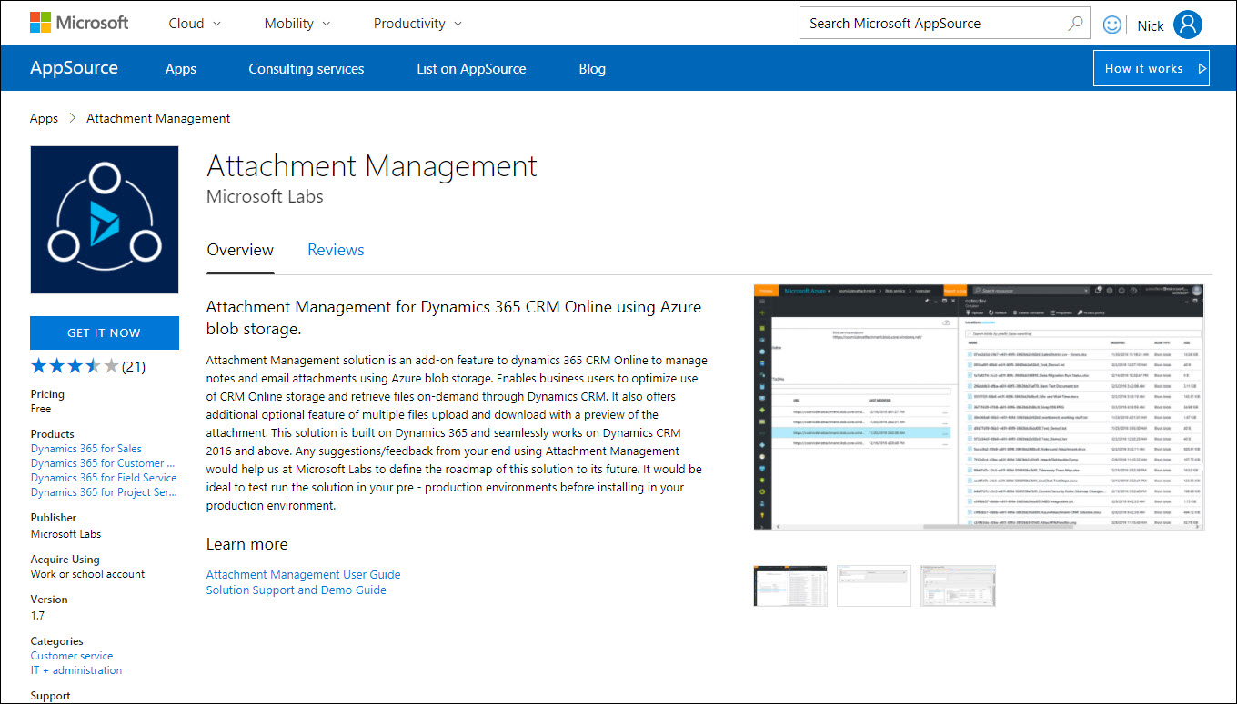 Moving Dynamics 365 Attachments to Azure Blob using Logic Apps – The ...