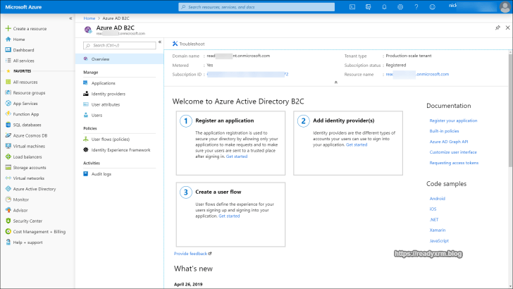 Configure Azure AD B2C for PowerApps Portals – The ReadyXRM Blog by ...
