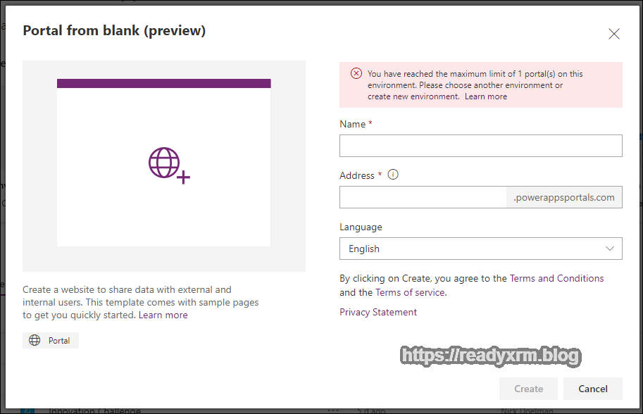 How to Revert Back to a Blank PowerApps Portal – The ReadyXRM Blog by Nick Doelman