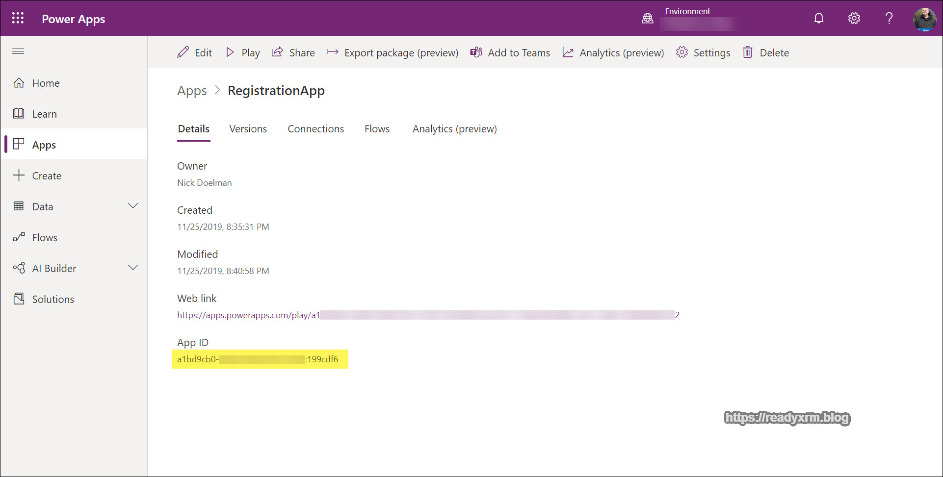 Embedding a Canvas App in a Power Apps Portal – The ReadyXRM Blog by ...