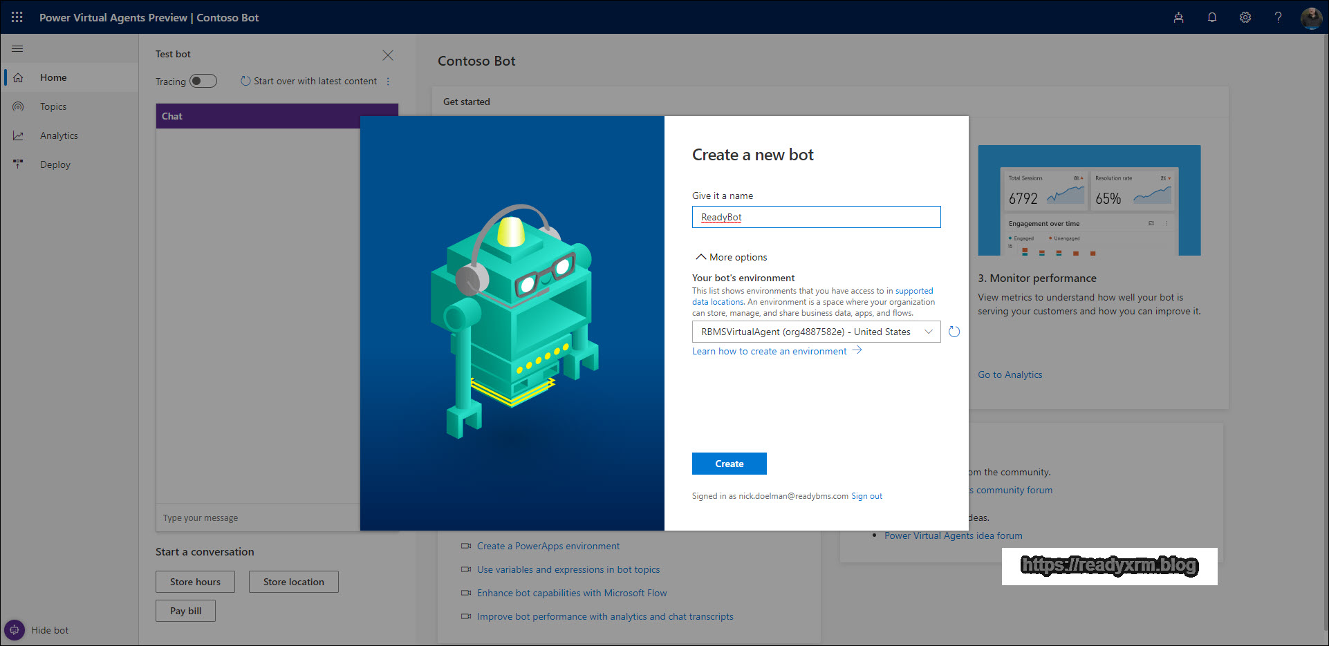 Adding a Power Virtual Agent to a Power Apps Portal – The ReadyXRM Blog ...