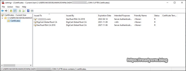 Convert a CER or P7B SSL certificate to a PFX (For Power Apps Portals ...