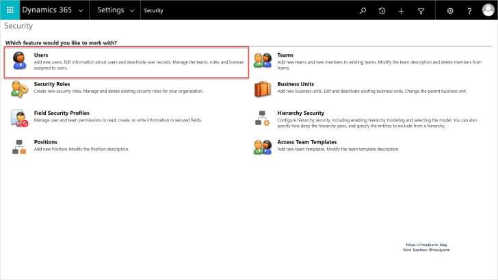 How to setup a Common Data Service Application User (and why) – The ...