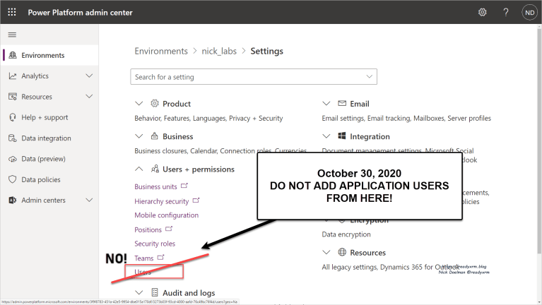 How to setup a Common Data Service Application User (and why) – The ...