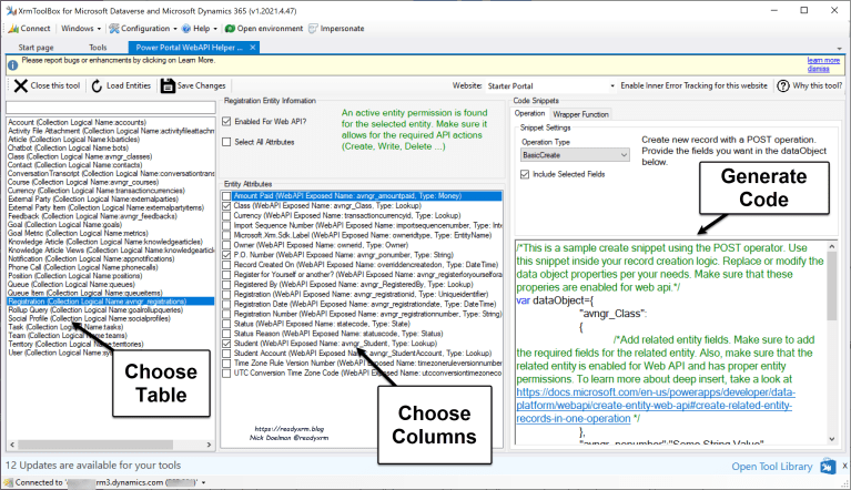 Power Apps portal WebAPI – creating a record with lookups – The ...