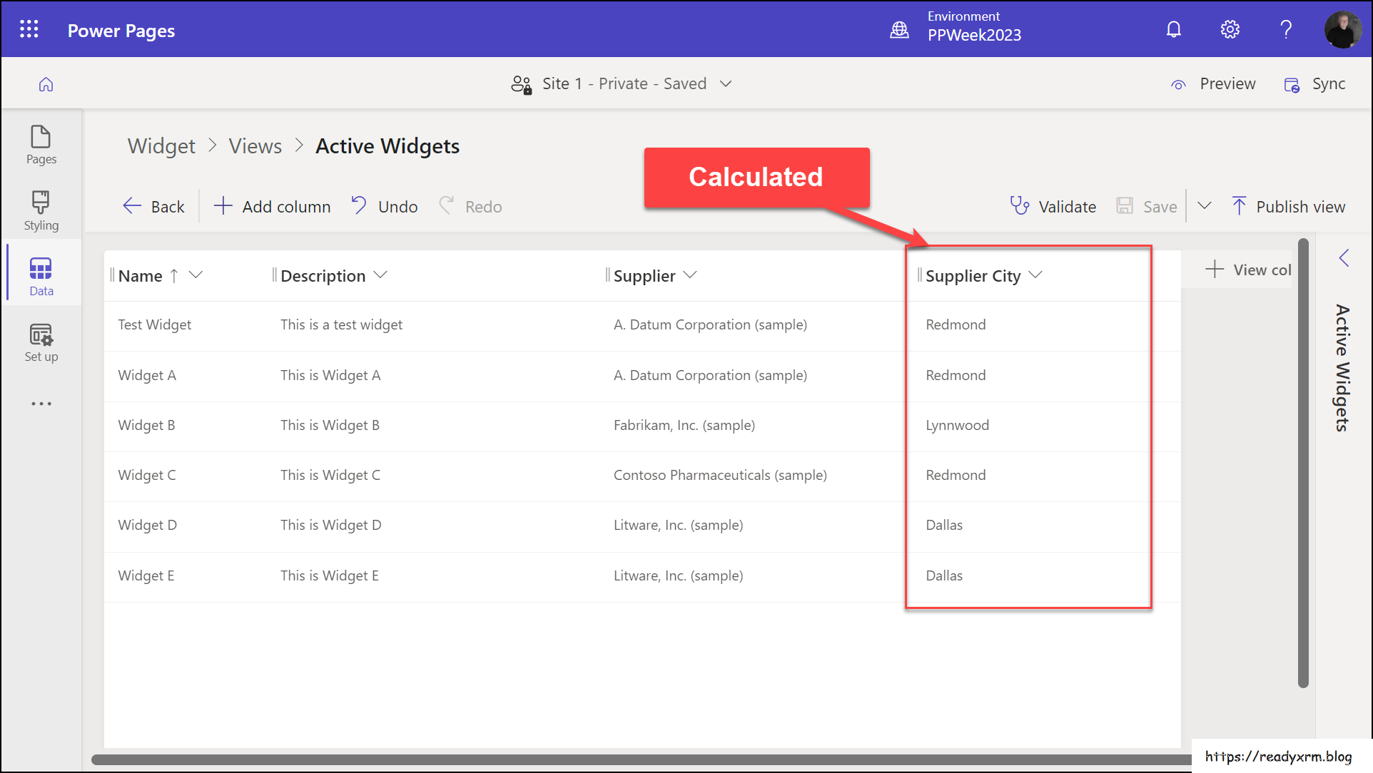 Using calculated columns in Power Pages – The ReadyXRM Blog by Nick Doelman