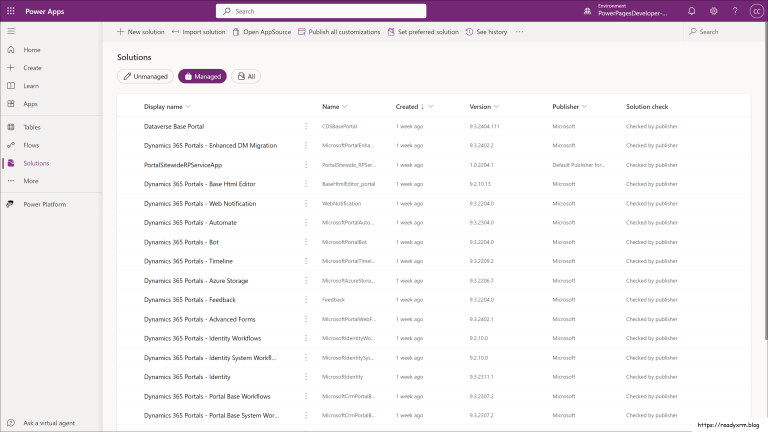 Power Pages: convert standard to enhanced data model – The ReadyXRM ...