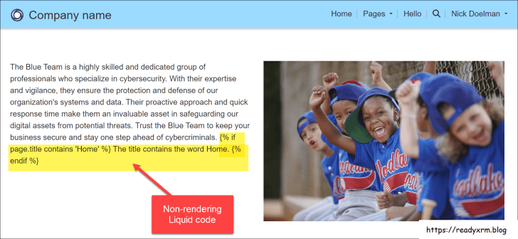 Power Pages: conditional display, site markers, and Liquid filters ...