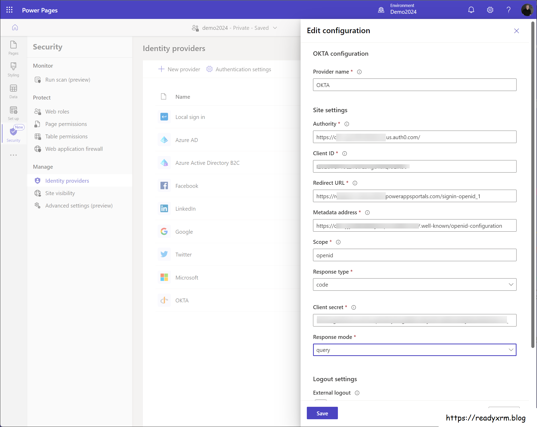 Power Pages: Set up OKTA as an identity provider – The ReadyXRM Blog by ...
