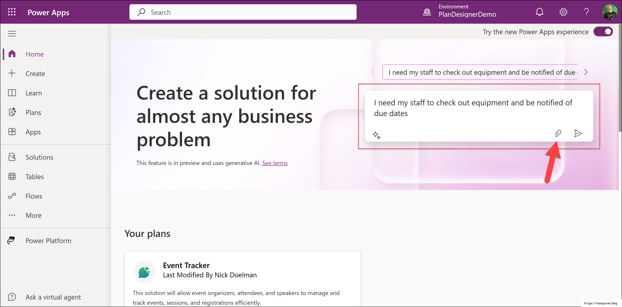 Power Platform Plan Designer (Preview) – The ReadyXRM Blog by Nick Doelman