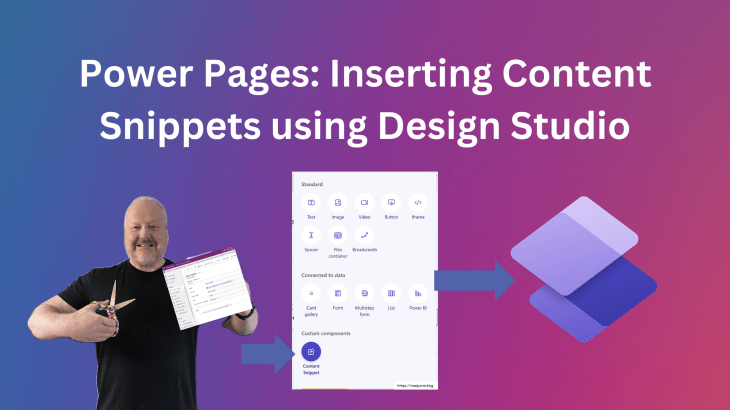 Power Pages: Inserting Content Snippets in Design Studio – The ReadyXRM ...