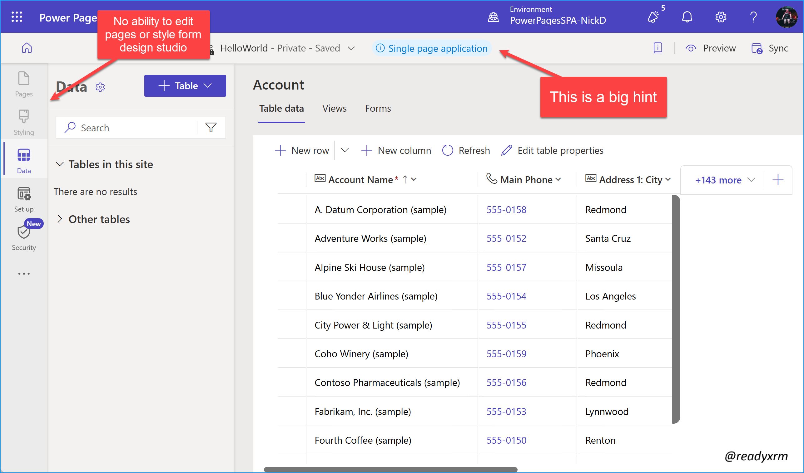 Power Pages single-page apps: Create a “Hello World!” website – The ...